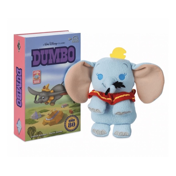 Disney | Toys | Disney Parks Dumbo Vhs Plush Box Set | Poshmark